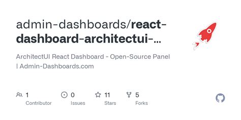 Github Admin Dashboards React Dashboard Architectui Free Architectui React Dashboard Open