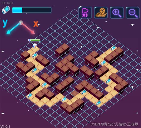 Icode国际青少年编程竞赛 Python 4级训练场 嵌套for循环练习2 Ew帮帮网