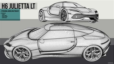 Julietta H6 Blender Unreal Engine 5 Practice Behance