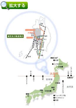 大潟村の地図 大潟村役場