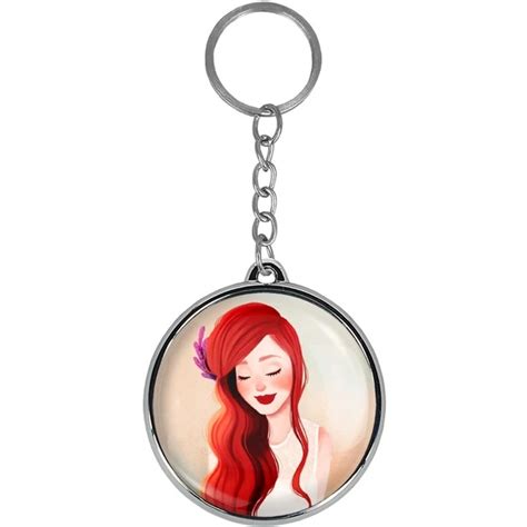 خرید و قیمت جاکلیدی دوطرفه خندالو طرح دخترونه ترب