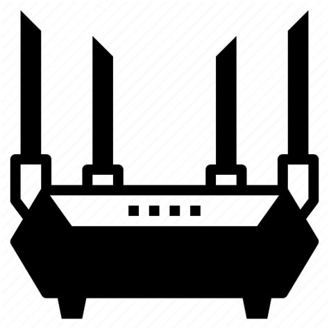 Broadband Internet Router Modem Wifi Wireless Icon Download On Iconfinder
