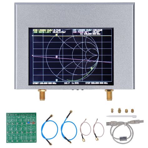 Buy Vector Network Analyzer 50khz 4 4ghz Hf Vhf Uhf Swr 4inch Touch Screen Antenna Analyzer For