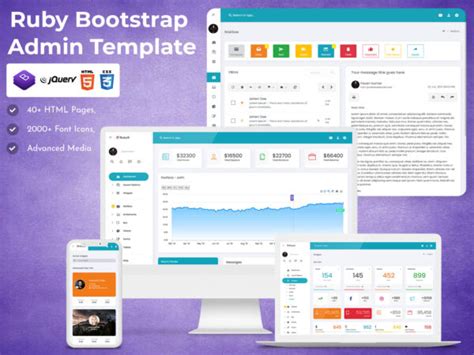 Ruby Bootstrap Admin Template Bootstrap Admin Template