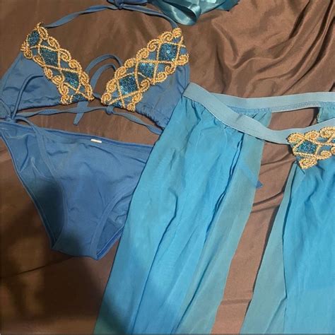 Sexy Princess Jasmine Costume Large Gem