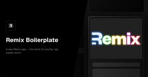 remix boilerplate