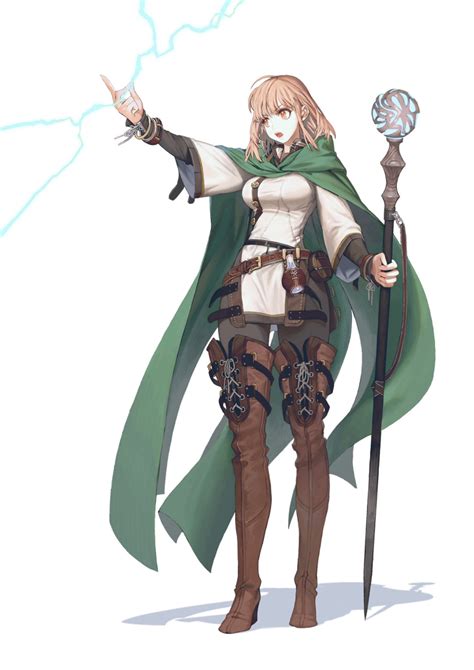 Safebooru 1girl Arm Up Bangle Belt Black Legwear Boots Bracelet Breasts Brown Eyes Brown