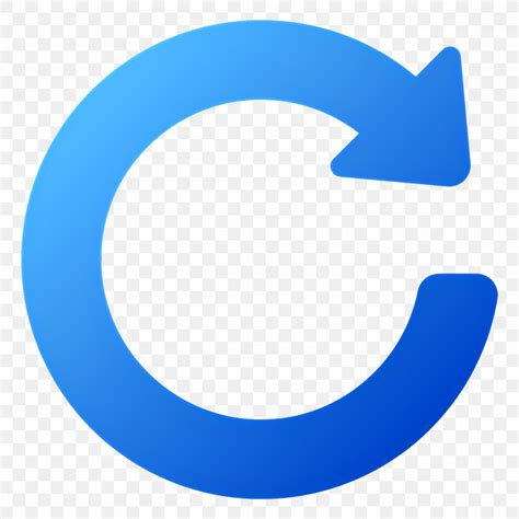 Circle Arrow Blue Circular Refresh Arrow Icon Png 2048x2048px