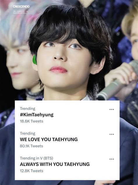 요정의돌 엔비냐타르 On Twitter Rt Vhotrends With Kim Taehyung Till The End