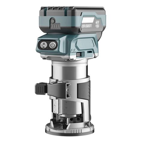 Buy 5 Speeds Brushless Cordless Wood Router 18v Inclined Socket Electric Trimmer Woodworking