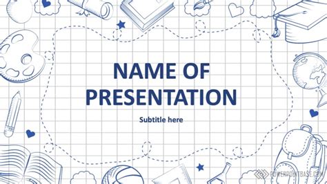 Шаблоны Powerpoint на тему школа