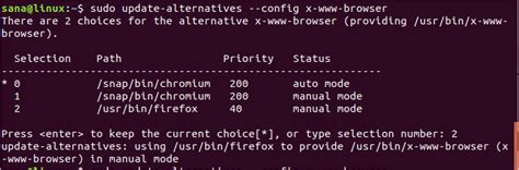 Set Your Favorite Browser As Default Through Ubuntu Command Line Vitux