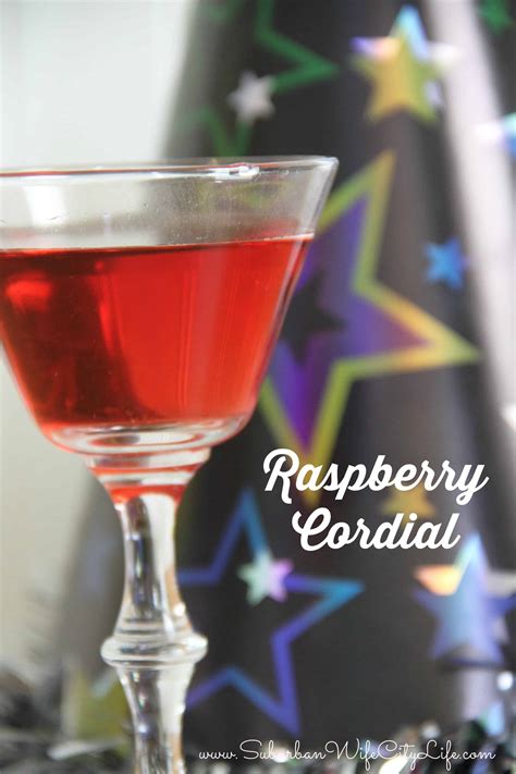 Raspberry Cordial Suburban Wife City Life