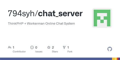 chat server thinkphp start php at master · 794syh chat server · github