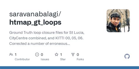 Github Saravanabalagihtmapgtloops Ground Truth Loop Closure Files For St Lucia Citycentre