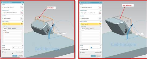 Angular Dimension In Synchronous Modeling Cad Tips
