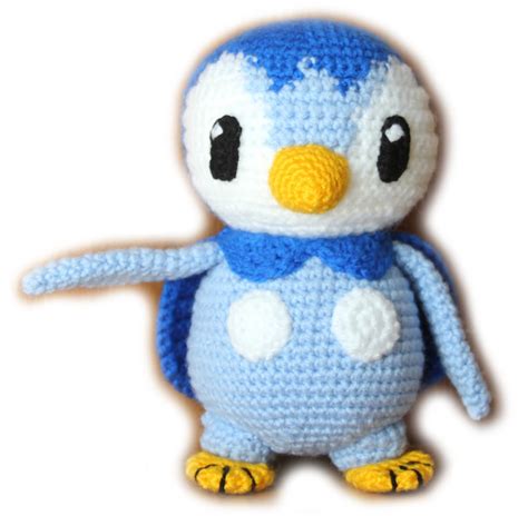 crochet pokemon piplup pattern in pdf etsy