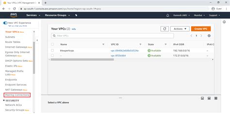How To Configure VPC Peering Between Two Different Regions KTEXPERTS
