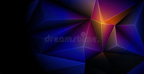 Vector 3d Geometric Polygon Line Triangle Pattern Shape For Wallpaper Or Background