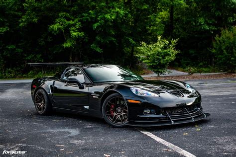 Corvette C6 On Offset Rims