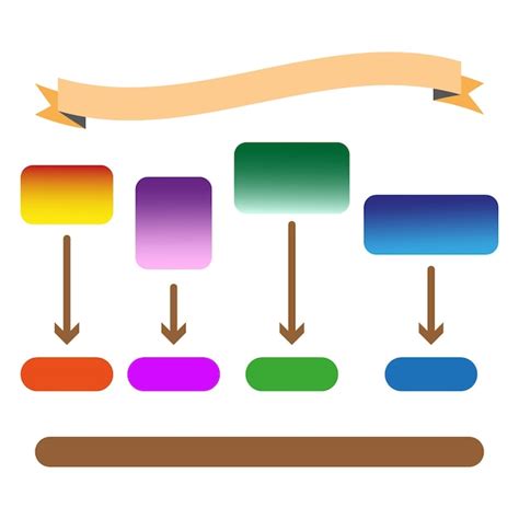 Premium Vector Gradient Flowchart Illustration Colorful Process Diagram Informative Graphic Layout