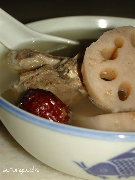 Sotong Cooks Cooking It My Way Chinese Soup Lotus Root Soup