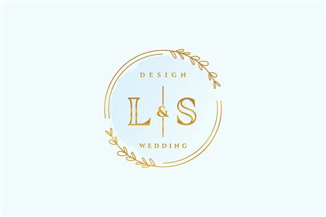 Initial LS Beauty Monogram And Elegant Logo Design Handwriting Logo Of Initial Signature