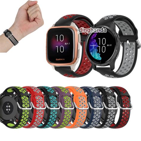 Mm Strap Silicone Replacement Band For Garmin Vivoactive Music Vivomove Forerunner