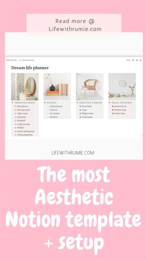 Notion Template Aesthetic Exam Planner Babe Planner Babe Planner Life Planner Freshman