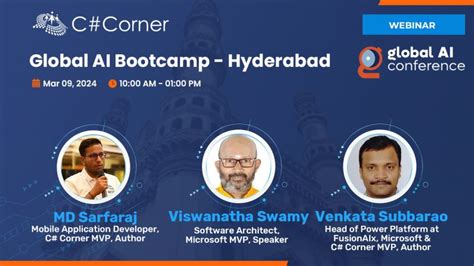 Csharpcorner On Linkedin C Corner Global Ai Bootcamp Hyderabad
