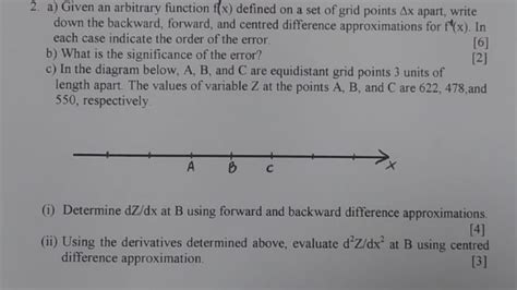 solved a ﻿given an arbitrary function f x ﻿defined on a