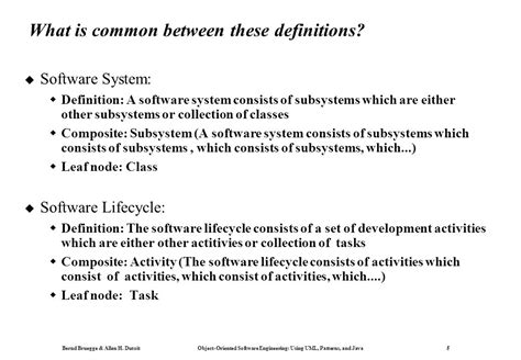 Bernd Bruegge And Allen H Dutoit Object Oriented Software Engineering