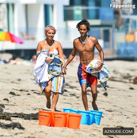Sab Zada And Jaden Smith Get Sexy On The Beach In Malibu Aznude