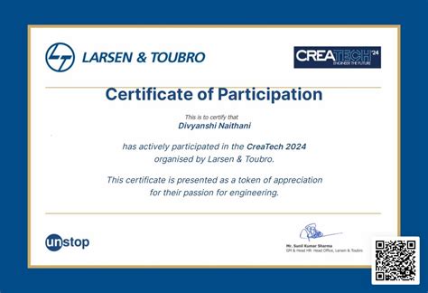 divyanshi naithani on linkedin certificate of participation