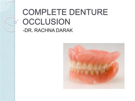 5th L Mutually Protected Occlusionpptx Dental Health Diseases And