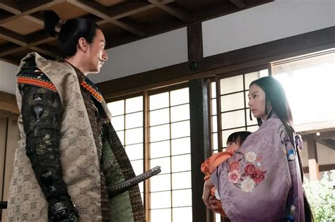 大河ドラマ「どうする家康」第15話。お市の方（北川景子）は浅井長政（大貫勇輔）に「兄を、織田信長を、何としても討ち取りなされ！」（c）nhk