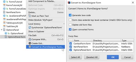 Intellij Idea Plug In Jformdesigner Javaswing Gui Designer