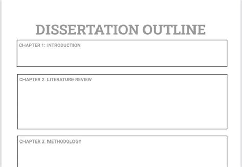 Dissertation Outline Worksheet Tool Digital Download Printable Pdf Dissertation Outline Worksheet Tool Digital Download Printable Pdf