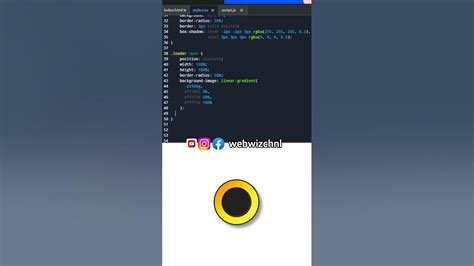 Loader Using Css Subscribe For More Shorts Html Css Coding Code
