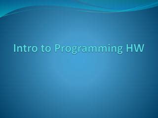 Programming Fundamental Pptx