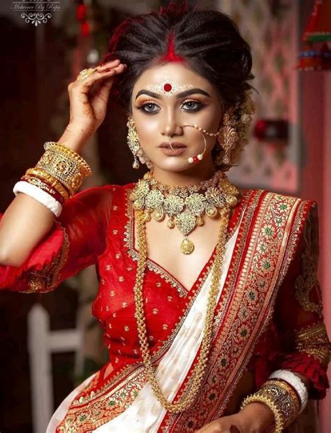 Weeding Bridal Makeup Looking Bengali Bridal Makeup Bridal Makeup Hair And Makeup Artist