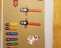 Unique Perler Bead Design Related Items Etsy