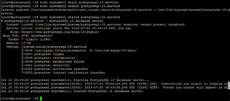 Postgresql Database V15 Installation Steps In Centos 8 Os Step By Step