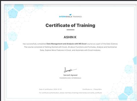 ashin k on linkedin excel dataanalysis professionaldevelopment neverstoplearning