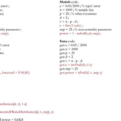 Computer Code In Sas Matlab R Stata And Mathematica That Compute Download Scientific