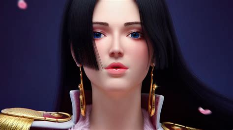 One Piece 3d Character Making Process：boa·hancock Youtube