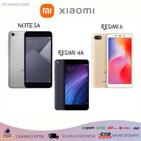 Jual XIAOMI REDMI NOTE 5A REDMI 5A REDMI 4A NEW SEGEL FULLSET GARANSI Shopee Indonesia