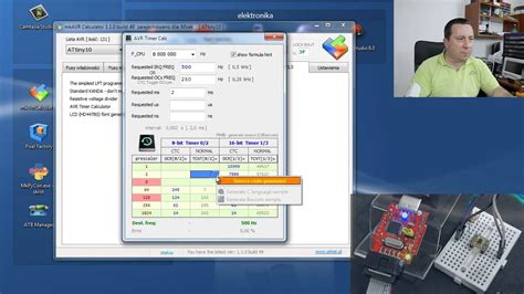 Avr Tpi Attiny10 Usbasp Mkavrcalculator Update Youtube