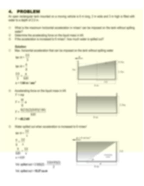Solution Hydraulics Practice Examination With Answer And Solution
