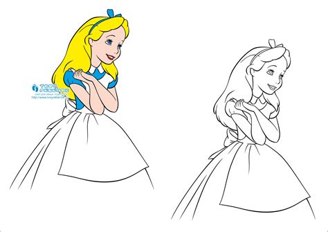 Алиса покажи как нарисовать